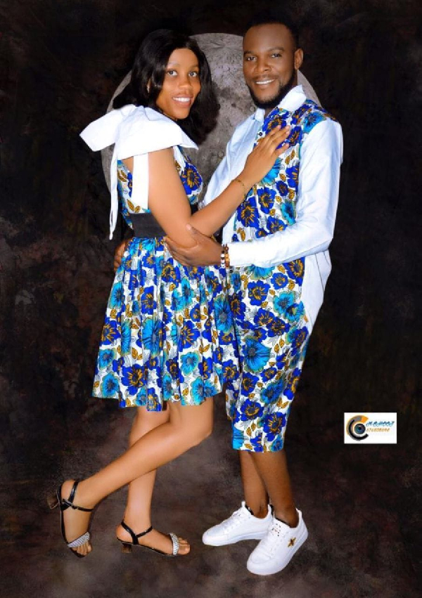 Mariage : les belles images du journaliste d'Equinoxe Azeh et sa femme